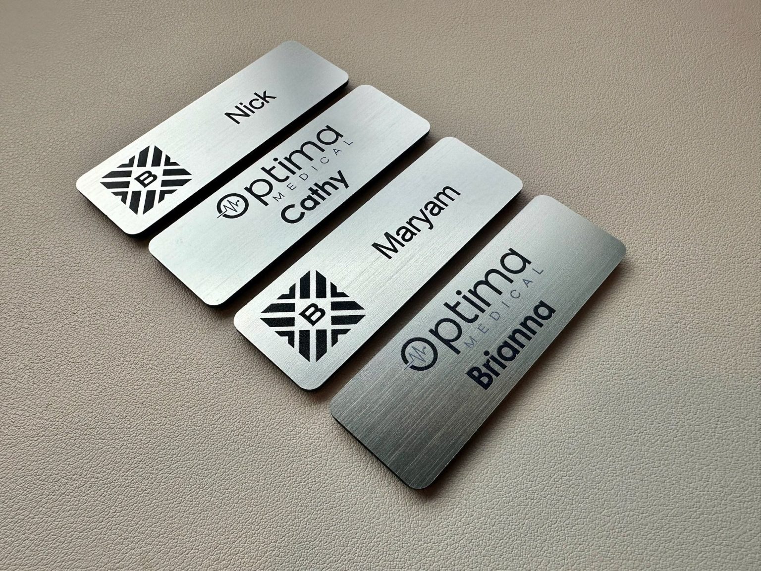 Premium Magnetic Name Badges X 10 Minimum - express printing, rush ...